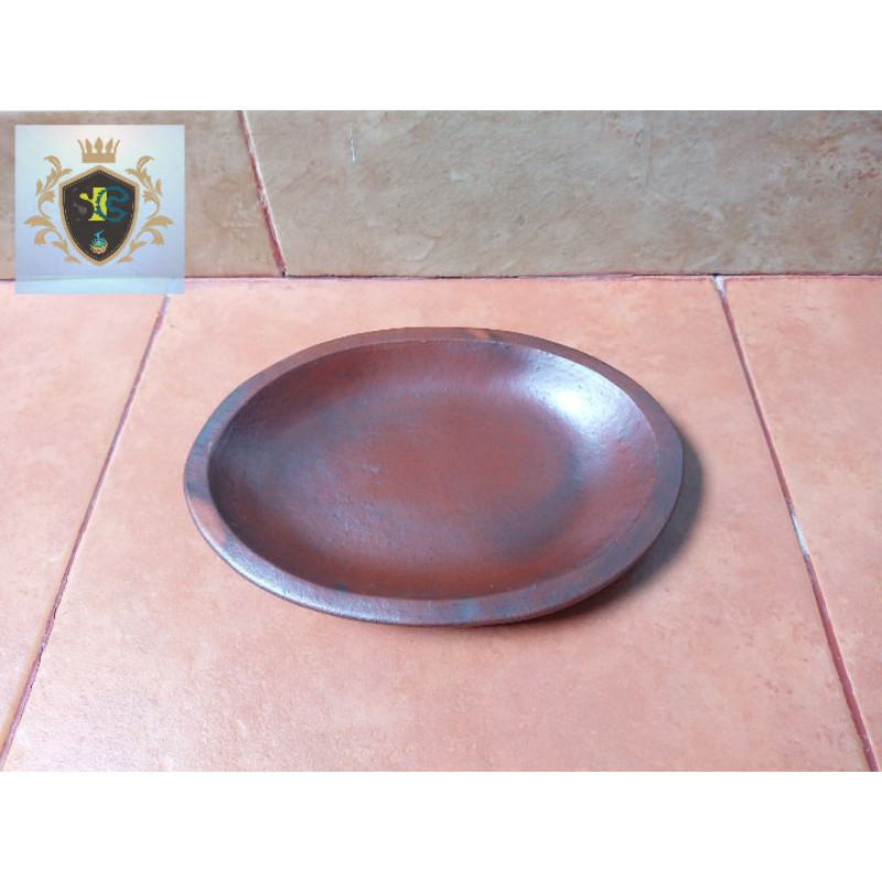 Jual PIRING SAJI OVAL KECIL GERABAH TANAH LIAT TRADISIONAL TEMBIKAR ...