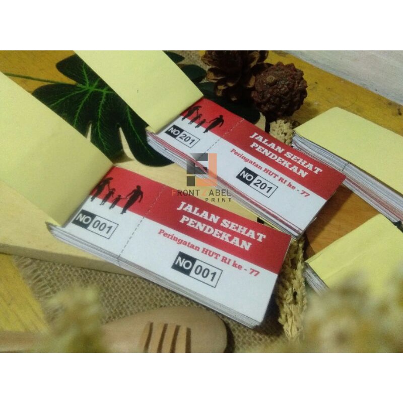 Jual Cetak Kertas Voucher Kupon Tiket Shopee Indonesia 