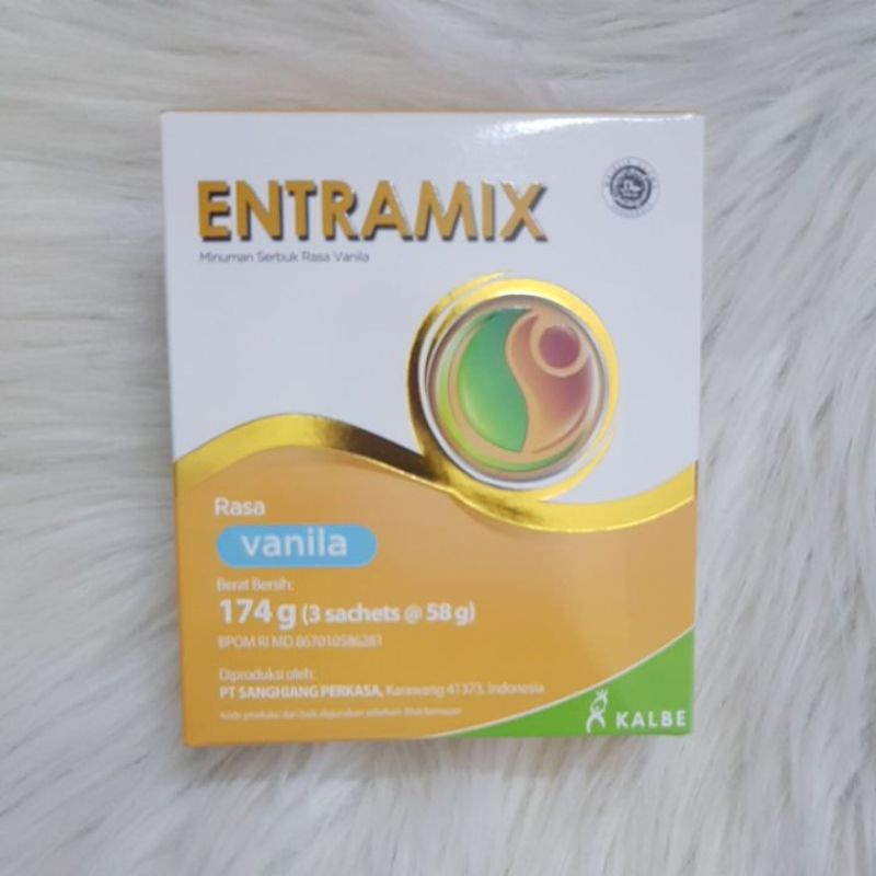 Jual Entramix rasa vanila/coklat 174 gram (3 sachet @58 g) | Shopee ...