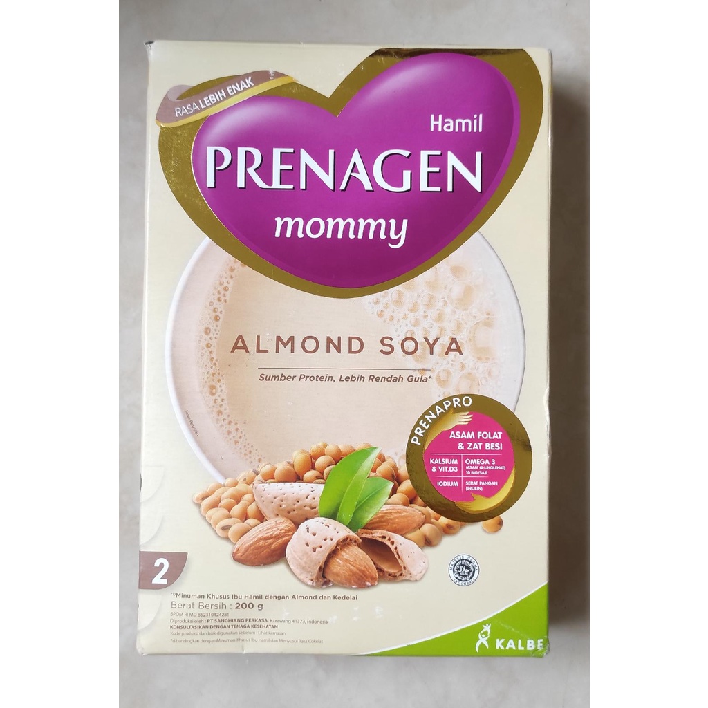 Jual PRENAGEN MOMMY ALMOND SOYA 200 gr | Shopee Indonesia