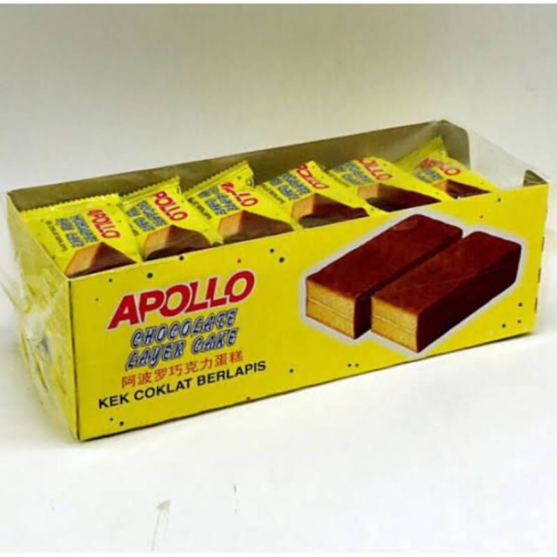 Jual Apollo Malaysia Layer Cake (Rasa Cokelat ) | Shopee Indonesia