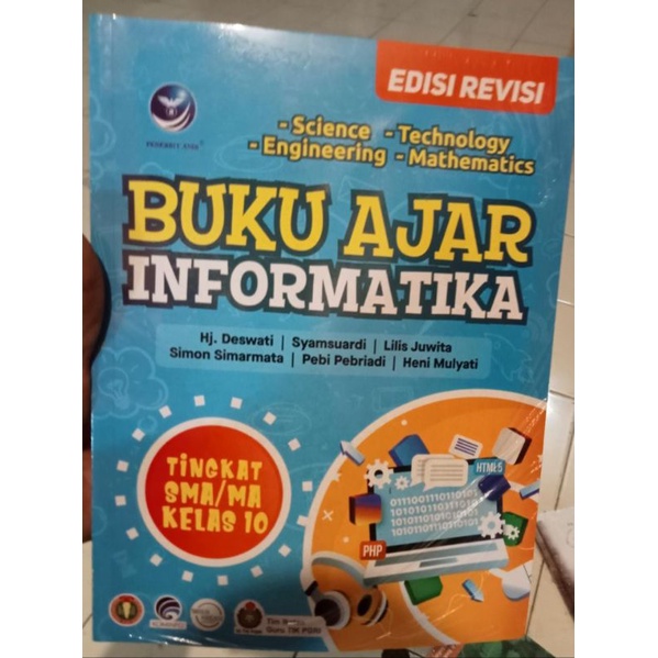 Jual Buku Ajar Informatika Tingkat SMA 10 (Edisi Revisi) | Shopee Indonesia