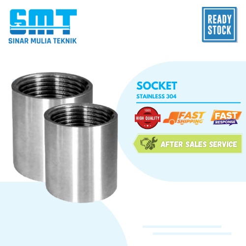 Jual socket stainless steel 304 1" (inch) | Shopee Indonesia