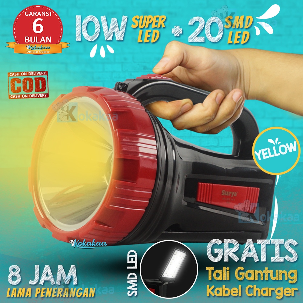 Jual Surya Lampu SENTER SUPER TERANG + Emergency Led 2 in 1 SHT L1020 ...
