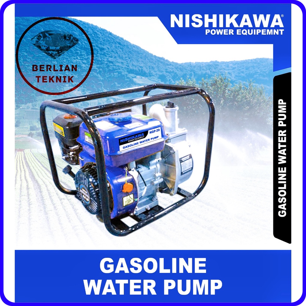 Jual Mesin Pompa Air Bensin Engine Gasoline Water Pump Nishikawa NGP 20 ...