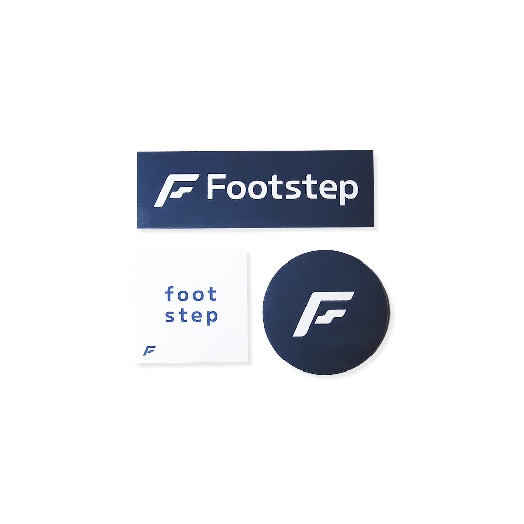 Jual Footstep Footwear Sticker Pack - Stiker logo brand lokal | Shopee ...