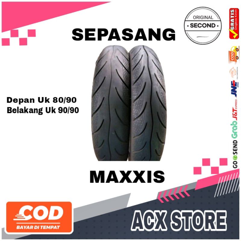Jual (PROMO)ban motor metik merek maxxis sepasang ( ACX ) | Shopee ...