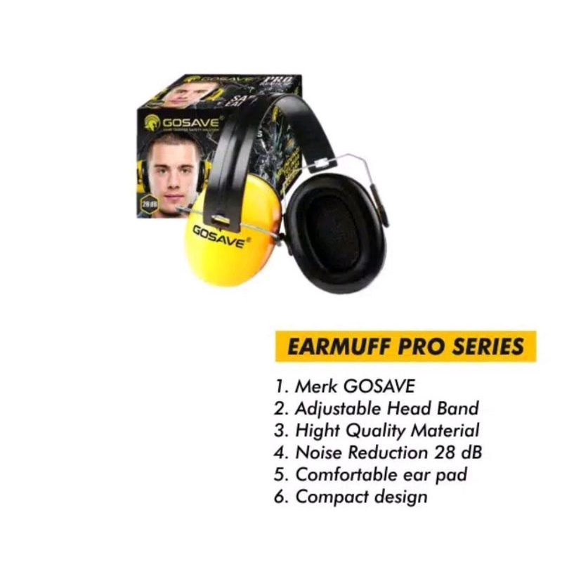 Jual GoSave Earmuff Pro / Pelindung Telinga / Penutup Telinga / GoSave ...