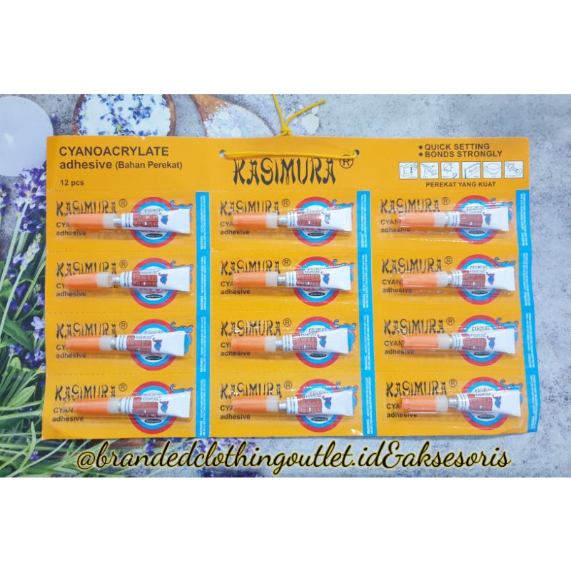Jual LEM POWER GLUE KASIMURA LEM PEREKAT SERBAGUNA / LEM SETAN PEREKAT ...