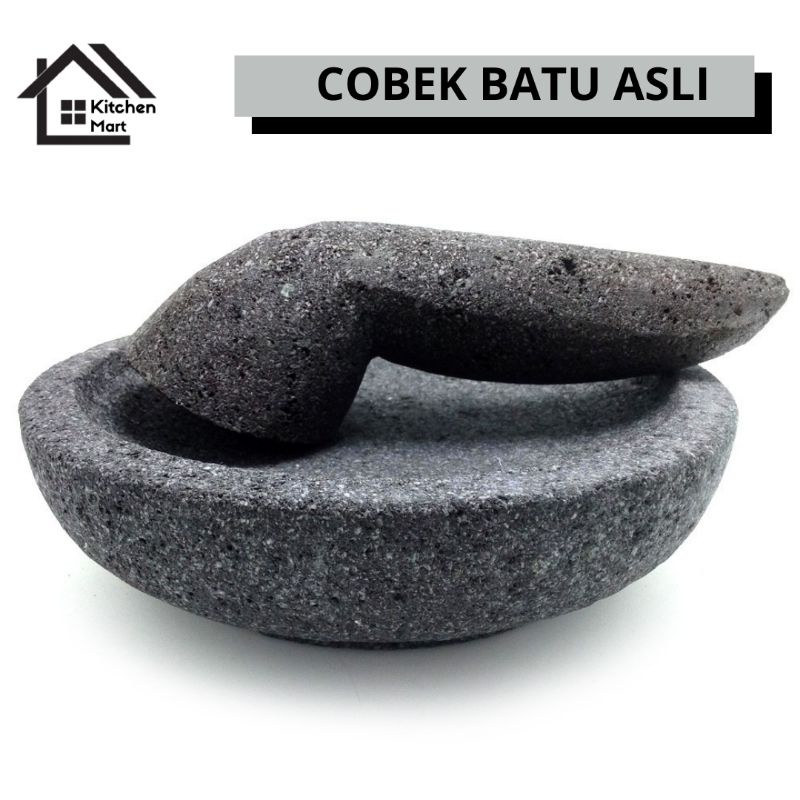 Jual Cobek + Ulekan Gunung Batu Asli | Shopee Indonesia