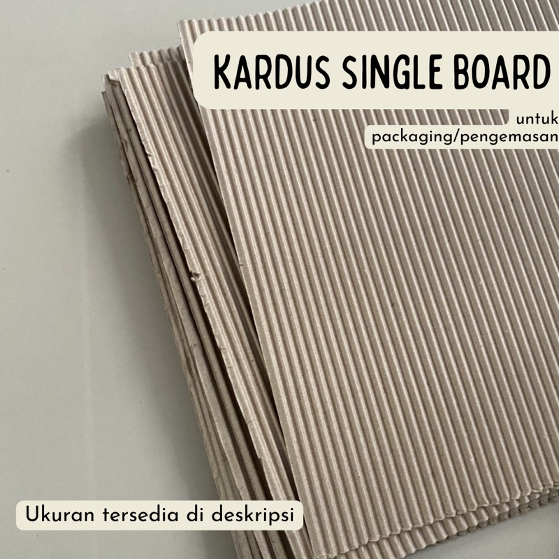 Jual Kardus Packing Lembaran Cardboard Karton Corrugated Paper Single ...