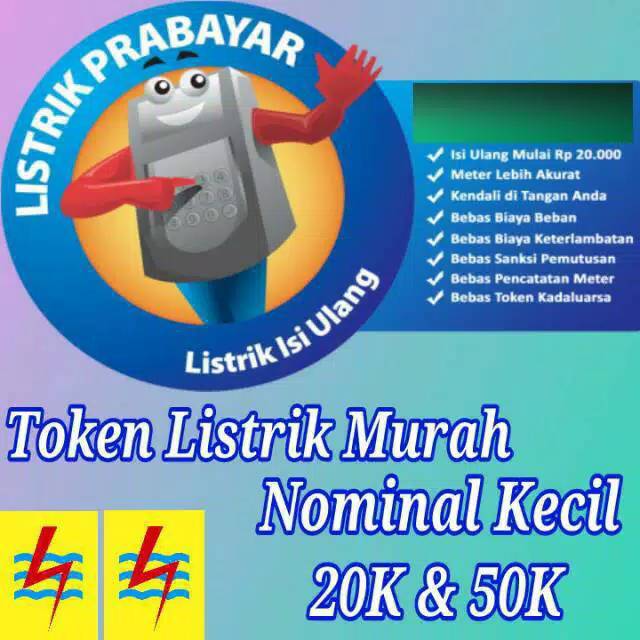 Jual Token listrik 20k/50k/100k | Shopee Indonesia