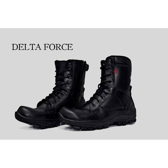 Jual Sepatu Safety Boots Delta Force Sepatu Touring Pria (Free Kaos ...