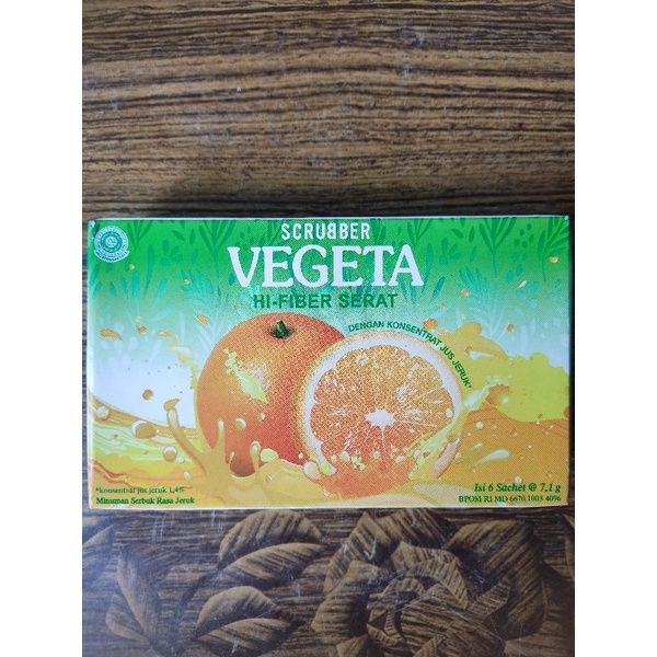 Jual Vegeta Dus 6 Sachet Herbal 5 g dan Scrubber jerus Dus | Shopee ...