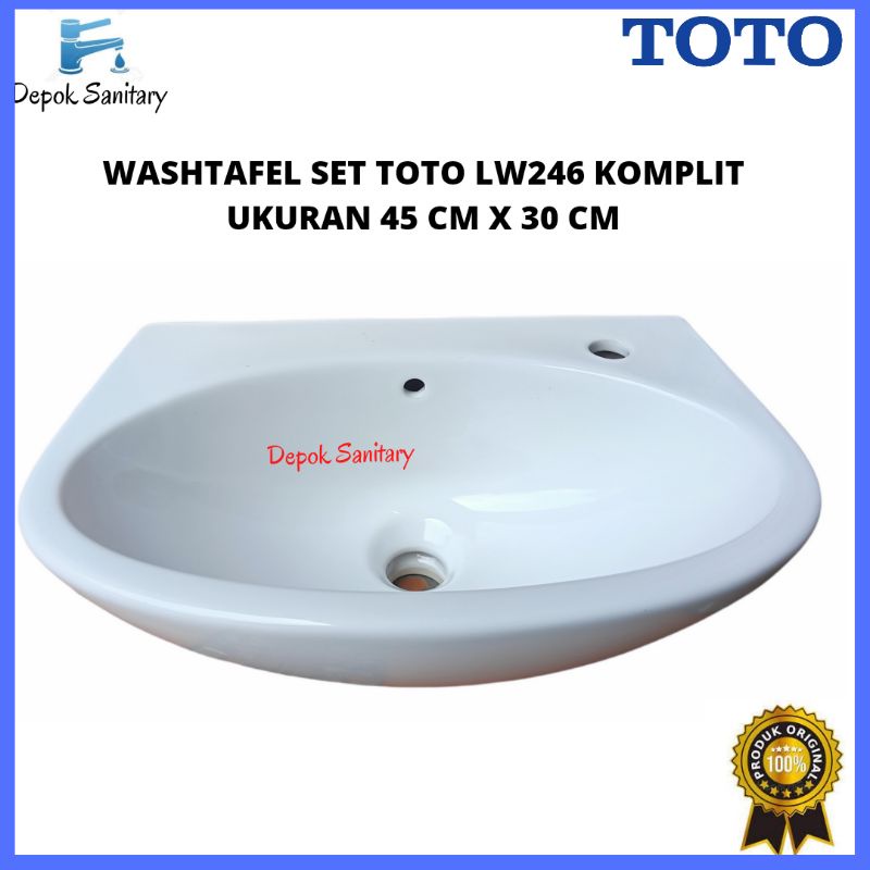 Jual Paket wastafel toto lw246/ wastafel cuci tangan/ washtafel wastafel/ wastafel | Shopee ...