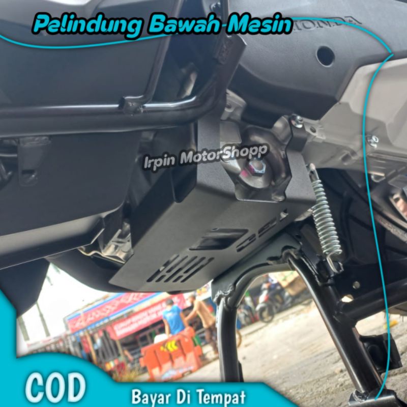 Jual Cover mesin Stylo Vario 160 Adv 160 Pcx 160 pelindung mesin Beat ...