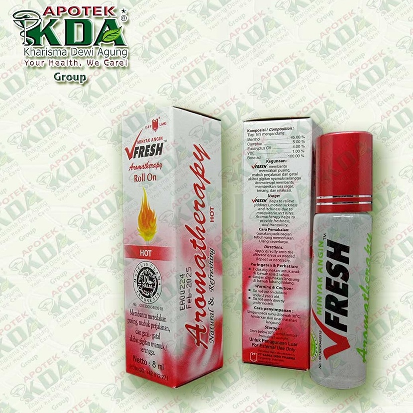 Jual Cap Lang V Fresh Minyak Angin Fresh Hot Lang 8 Ml Shopee Indonesia