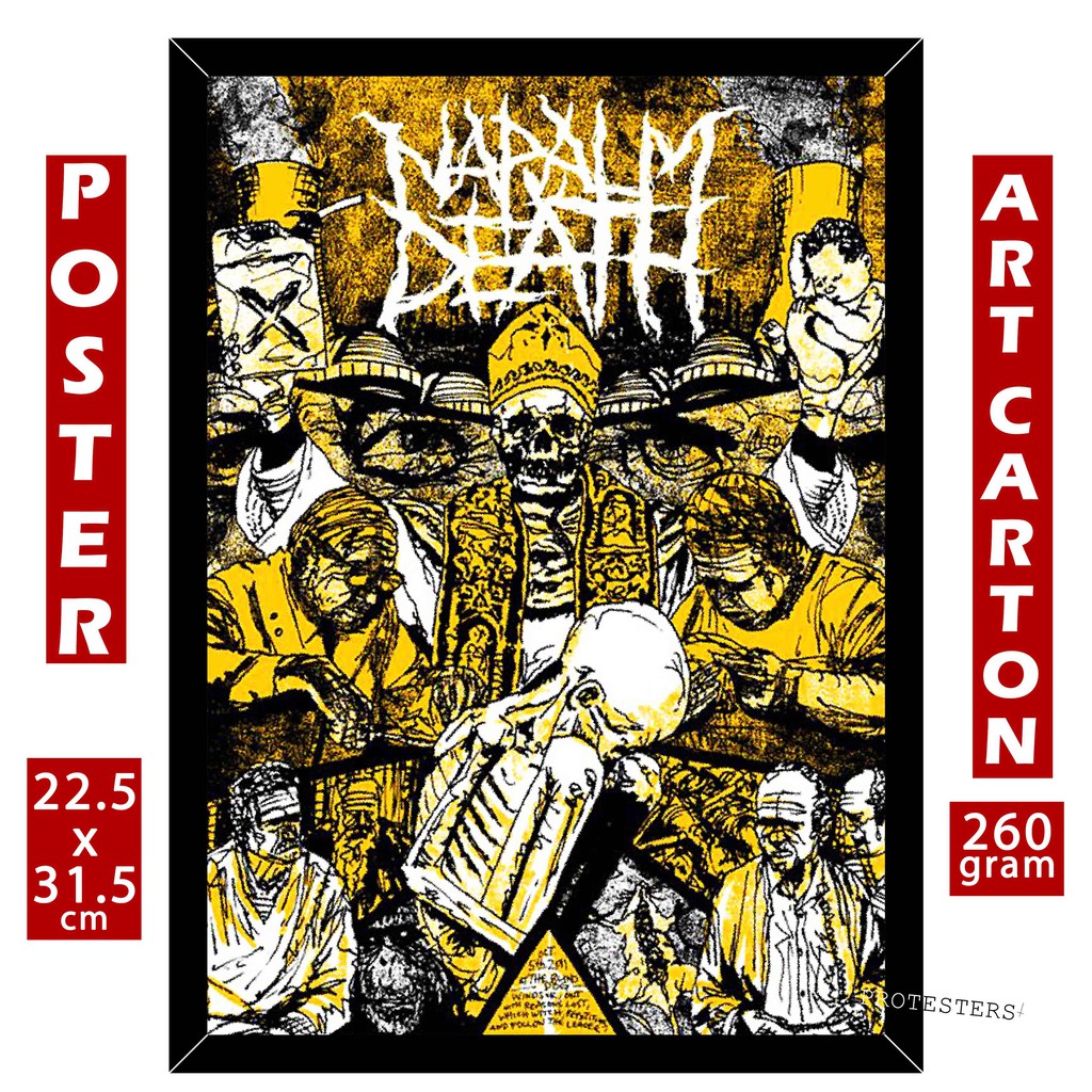 Jual POSTER BAND METAL NAPALM DEATH | Shopee Indonesia