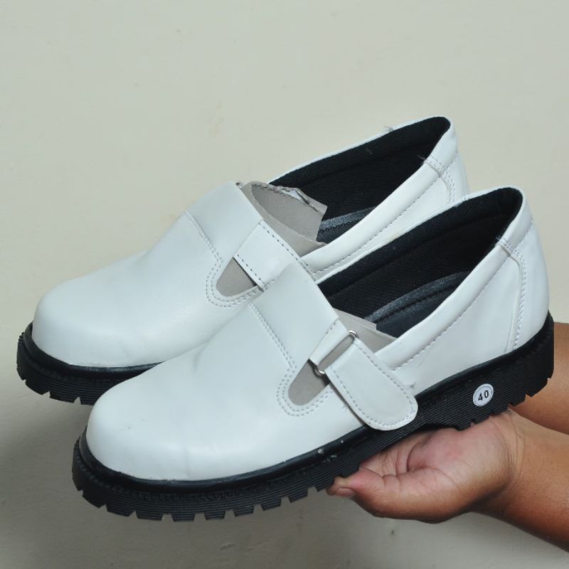 Jual SEPATU BOOT WANITA KERJA PANTOFEL FORMAL CEWE SLIP ON PERAWAT ...