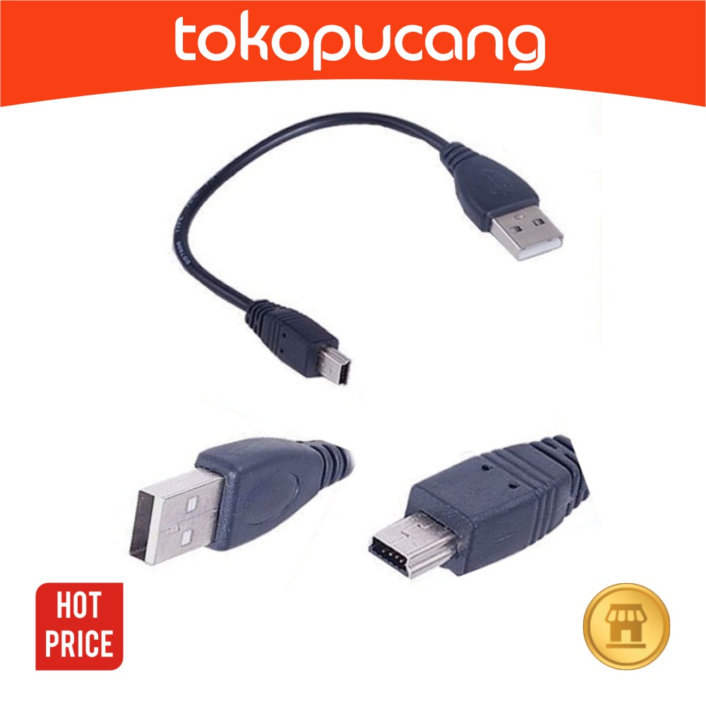 Jual Usb A To Mini B Kabel Data Kamera Canon EOS DSLR Cable Arduino ...