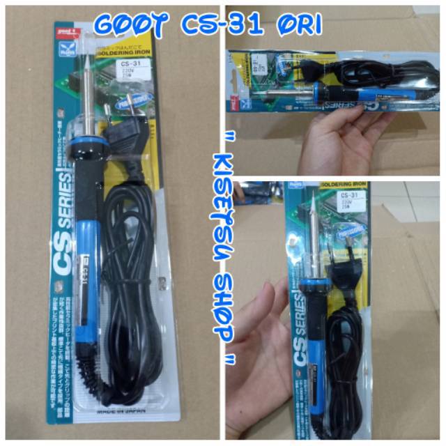 Jual SOLDER ORIGINAL GOOT Type CS - 31 / CS-31 25 Watt | Shopee Indonesia