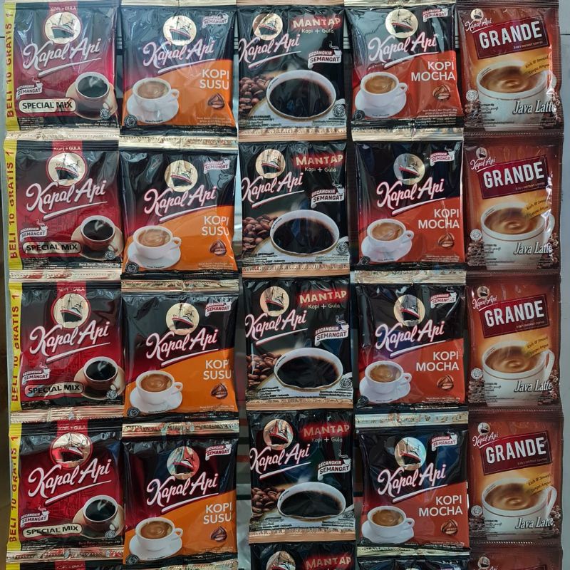 Jual Kopi Kapal Api Spesial Mix Gula Aren Mocha Kopi Susu Murah 1 ...