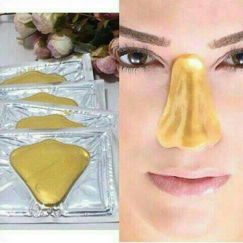 Jual Gold Collagen Nose Mask Masker Hidung Emas Kolagen | Shopee Indonesia