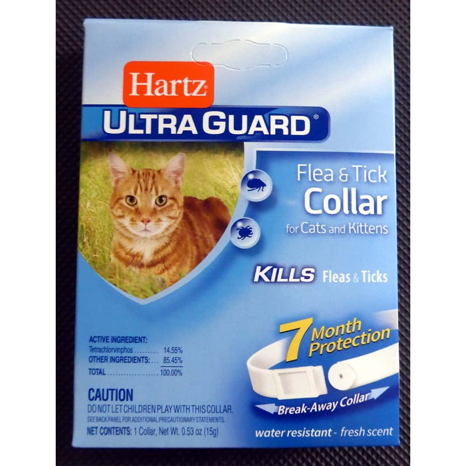 Jual PET2055 Kalung Kutu Hartz Ultra Guard For Cats And Kittens White ...