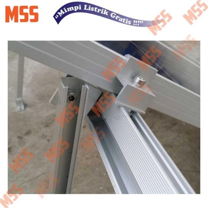 Jual Aluminium Rail PV Mounting 5528, Solar Modul / Panel, P 330cm, T 1 ...