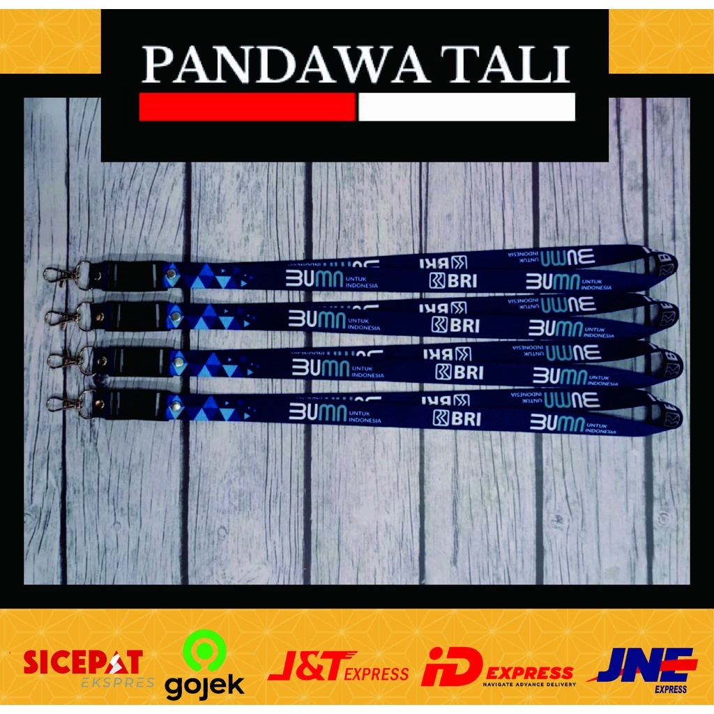 Jual Lanyard Bank BUMN BRI BARU/Lanyard Printing Pandawa Tali Surabaya ...
