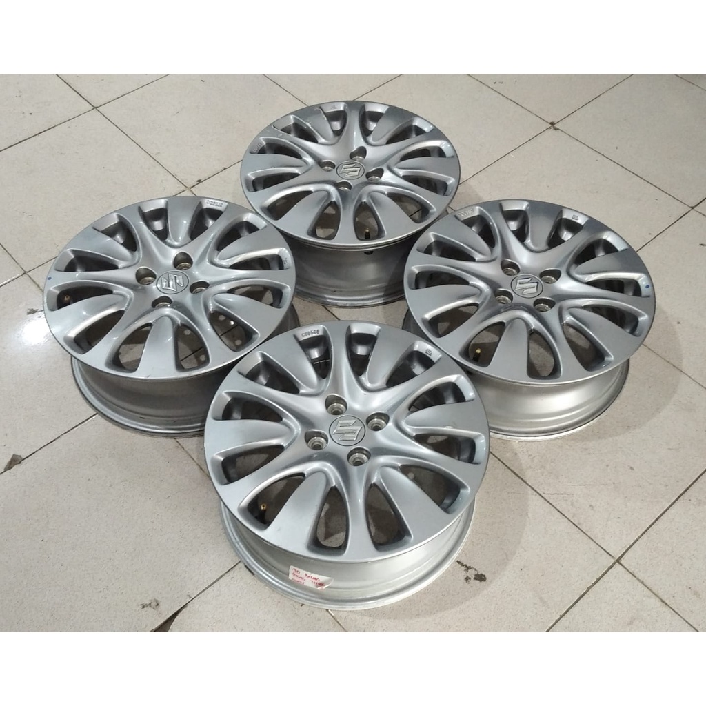Jual Velg Bekas Ori Copotan Mobil STD BALENO R16 Hole 4X100 Lebar 6 GREY Cocok Mobil Jazz Yaris ...