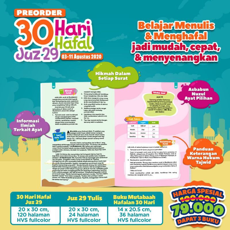 Jual 30 Hari Hafal Juz 29 | Shopee Indonesia