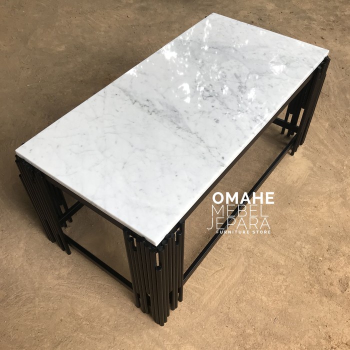Jual Meja marmer persegi / Meja tamu marmer / Meja kopi marmer | Shopee ...