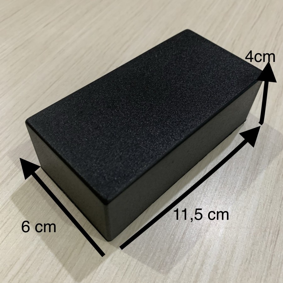 Jual Box Kotak Casing Plastik X2 Hitam for Komponen DIY Ukuran 12 x 5,8 ...