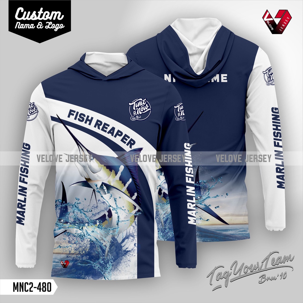 Jual JERSEY HOODIE MANCING / HODDIE MANCING / BAJU MANCING IKAN MARTIN ...