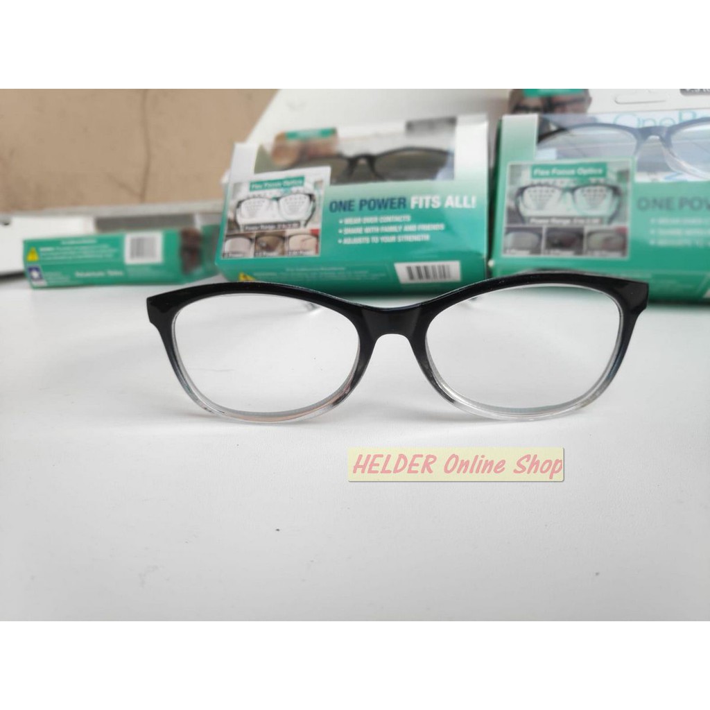 Jual Kacamata Baca Ajaib ONE POWER READERS Frame Gradasi Packing DOS ...