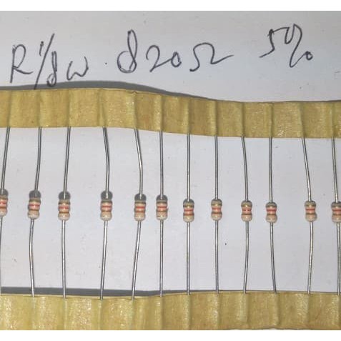 Jual Resistor R1/8W 820 ohm Carbon film | Shopee Indonesia