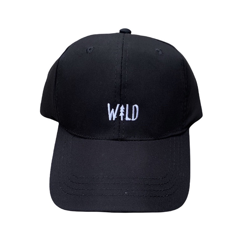 Jual Topi Baseball Wild Hitam Bahan Premium Ring Besi | Shopee Indonesia