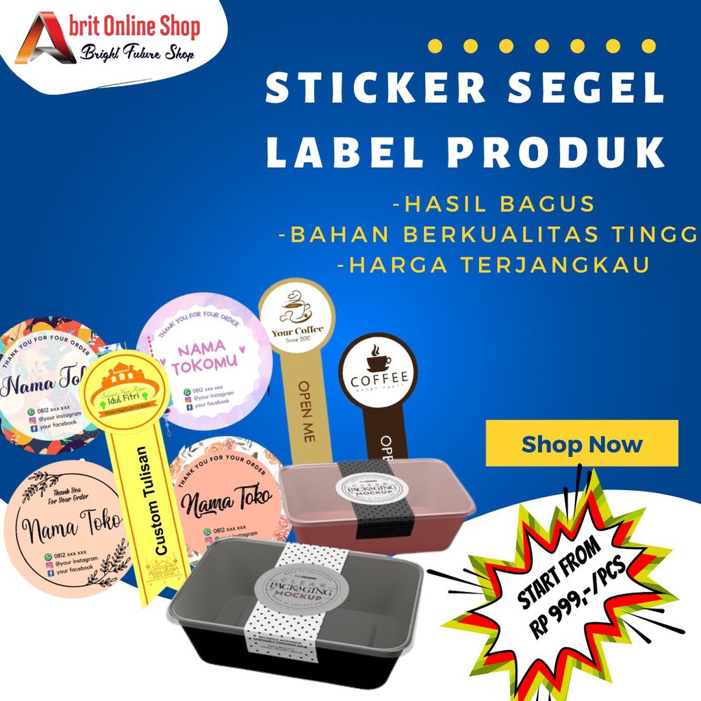 Jual STIKER HAMPERS LEBARAN I STIKER HAMPERS IMLEK I STIKER HAMPERS ...