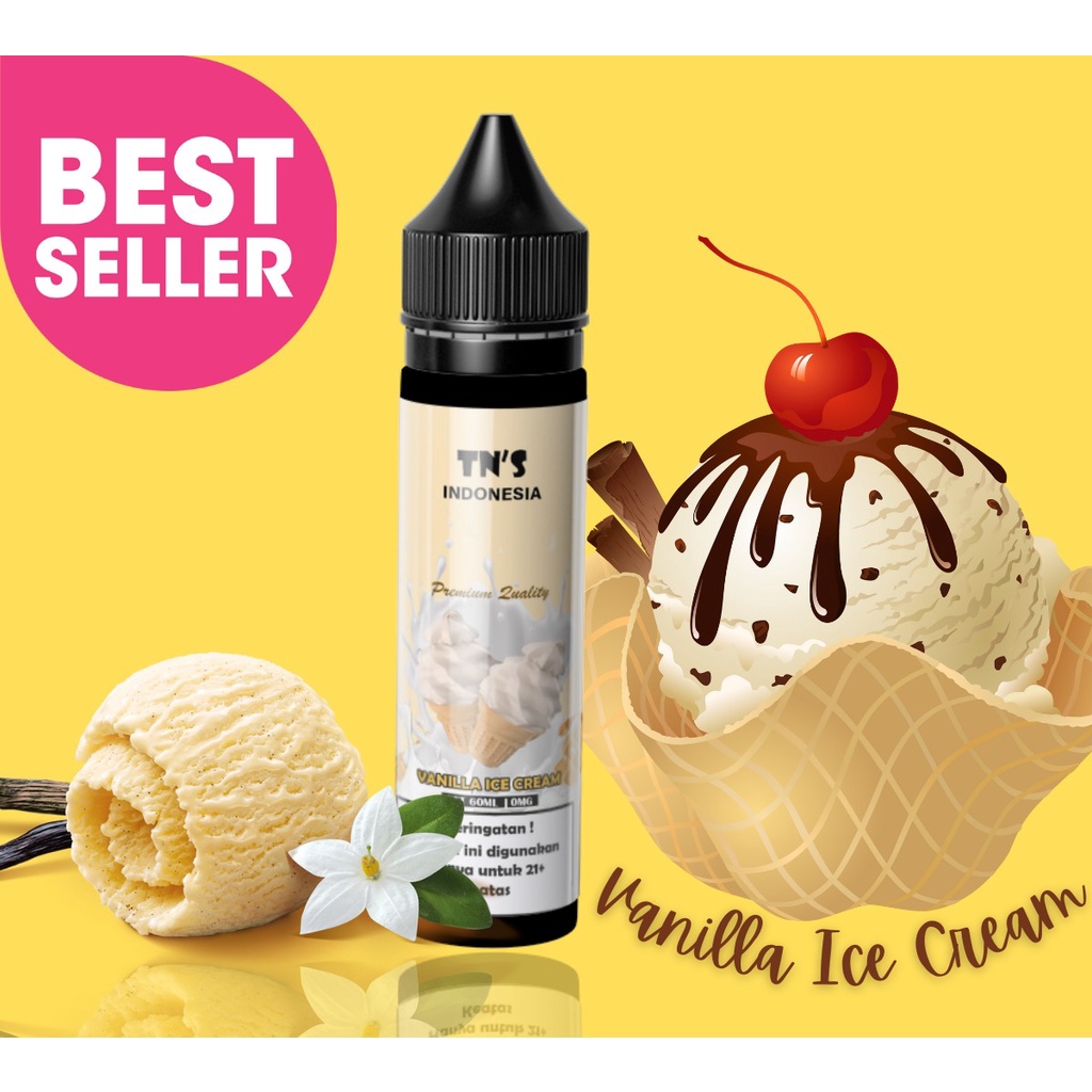 Jual Liquids 60ml rasa vanilla ice cream likuids paling laris, | Shopee ...