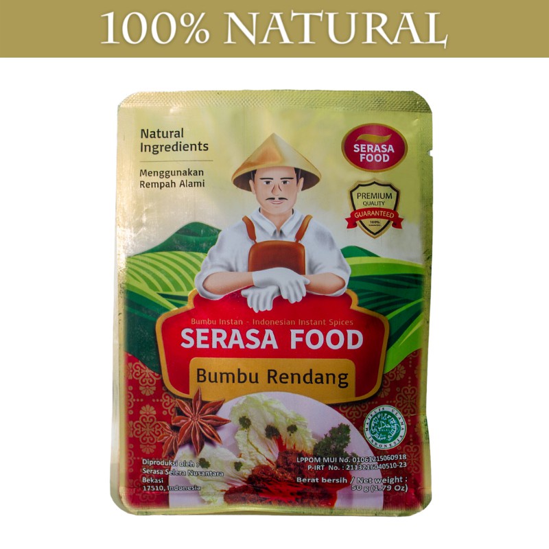 Jual Serasa Food Bumbu Rendang 50 gr | Shopee Indonesia