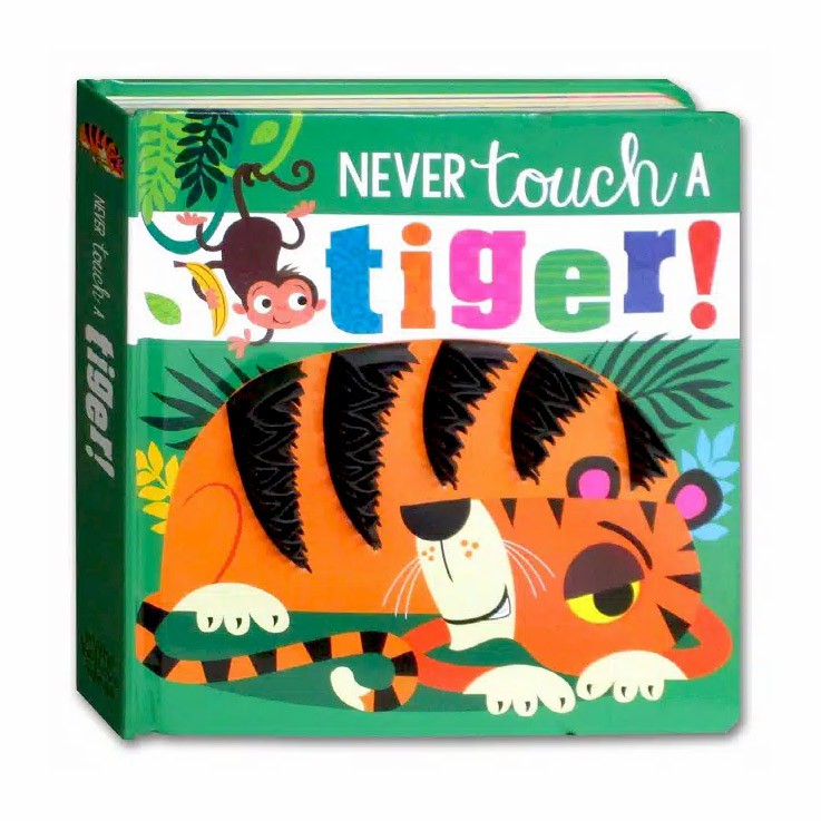 Jual Never Touch a Tiger touch and feel board book | Shopee Indonesia