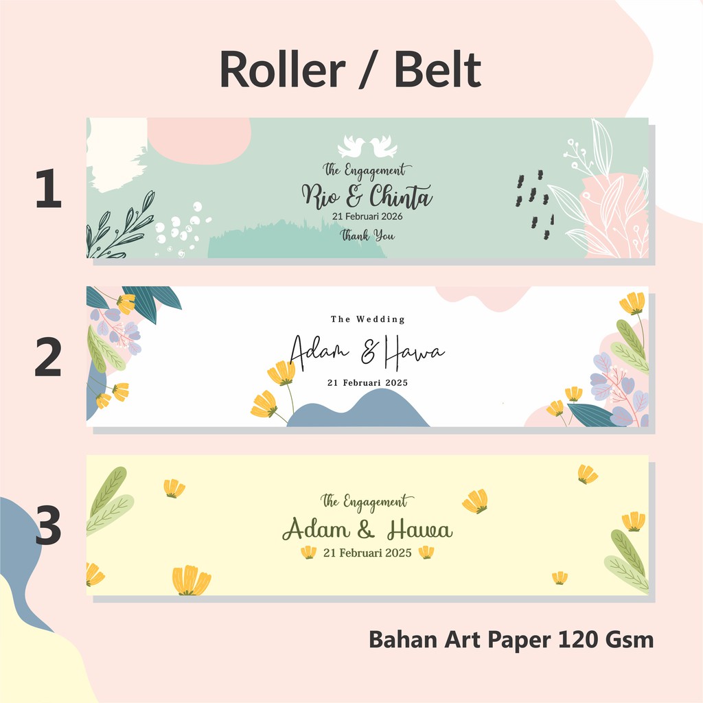 Jual Roller Hijab / Label pengikat jilbab custom / Roll hijab jilbab ...