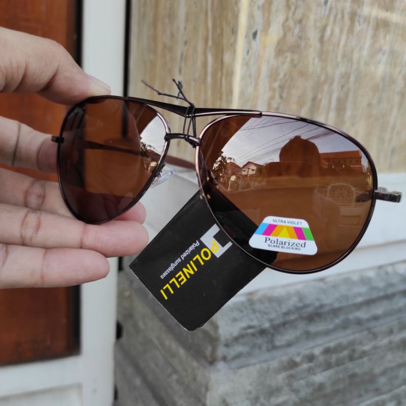 Jual Kacamata Tembak Ikan / Paser Ikan Kacamata Hitam Polarized Original POLINELLI Anti Sinar ...