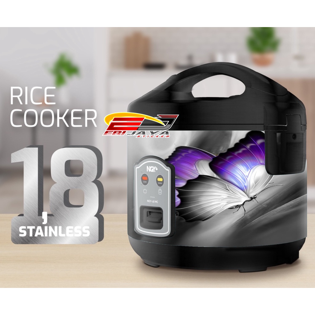 Jual STIKER KULKAS 1 PINTU DAN 2 PINTU KEKINIAN / STIKER MAGICOM MODERN ...