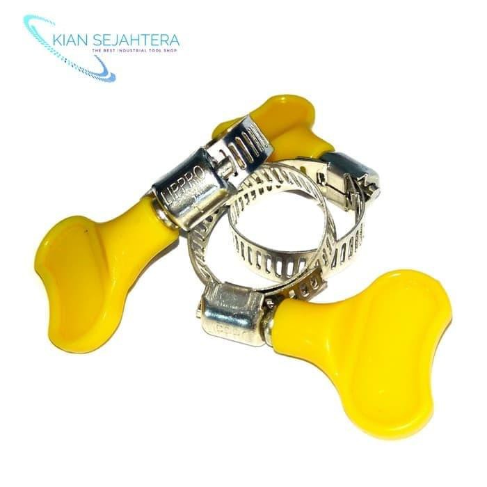 Jual SUPER SALE klem selang gas elpiji stainless hose clam asli taiwan ...