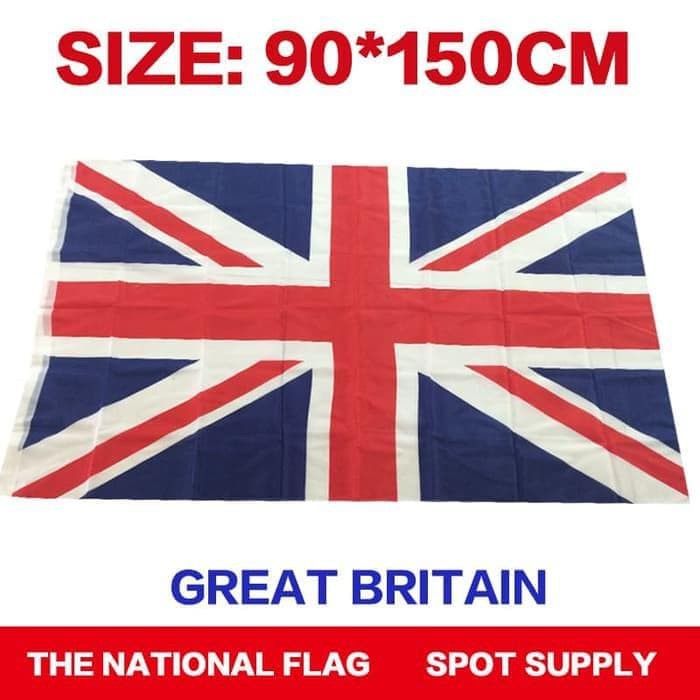 Jual Bendera Negara Inggris England British UK United Kingdom 150*90 CM ...