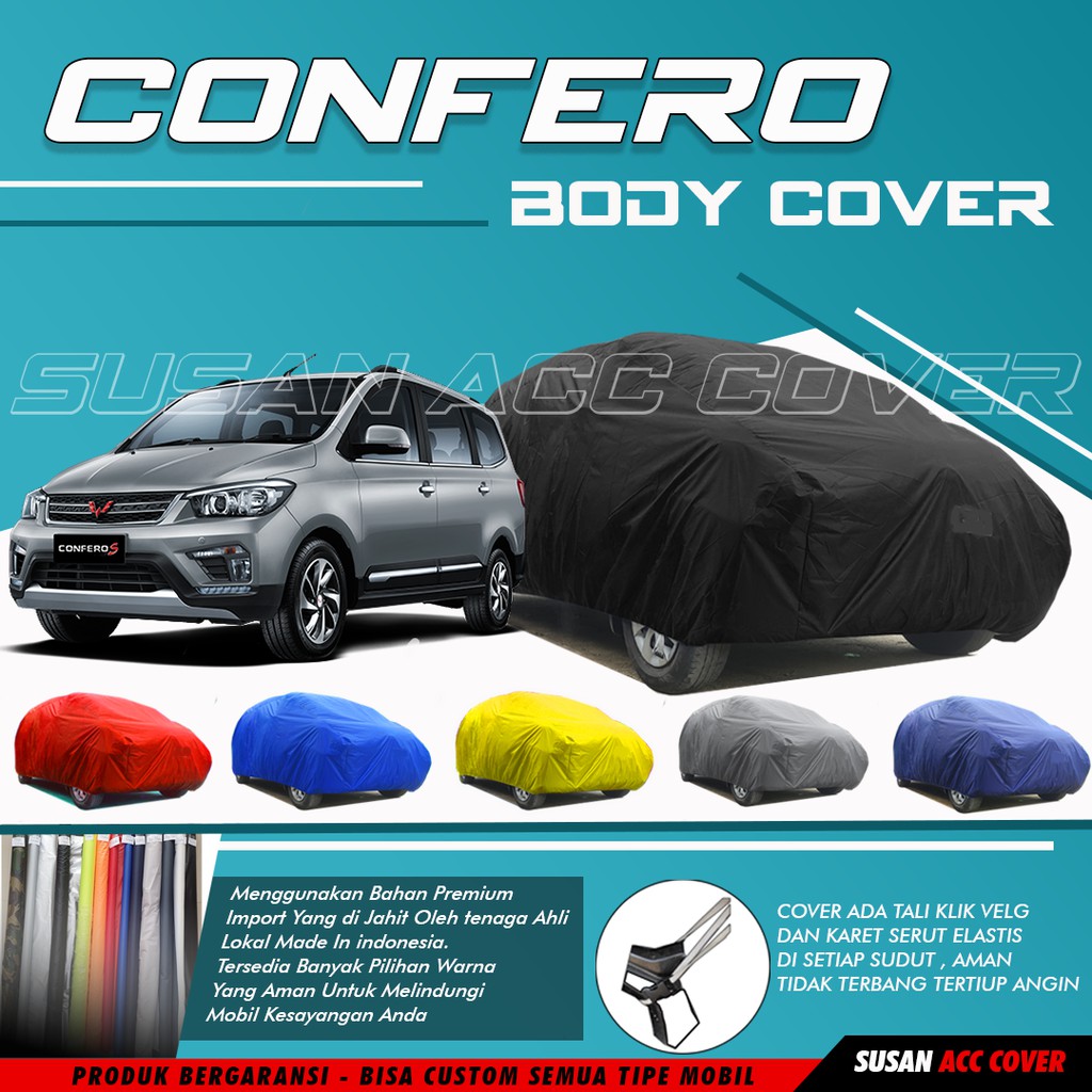 Jual WULING CONFERO Body Cover Mobil Confero Sarung Mobil Confero ...