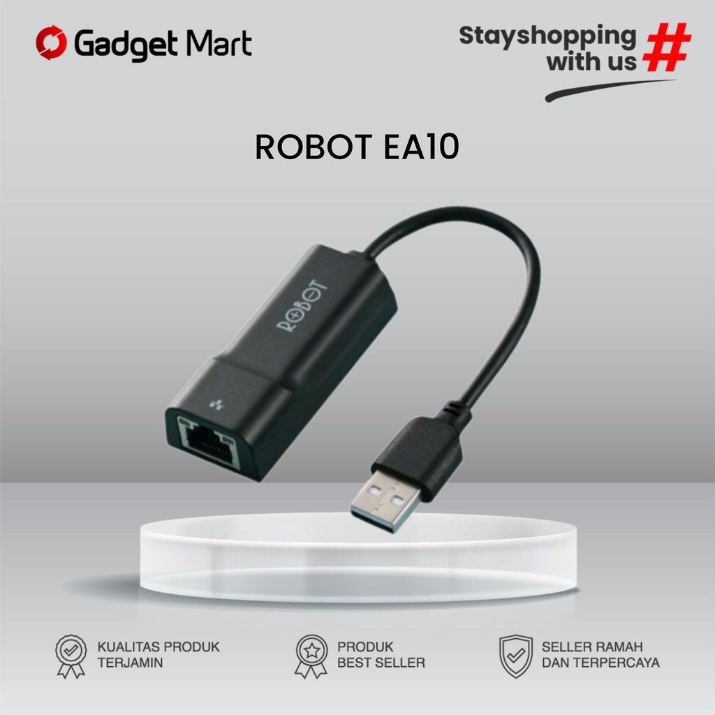 Jual ROBOT EA10 Adaptor Ethernet USB to RJ45 | Shopee Indonesia