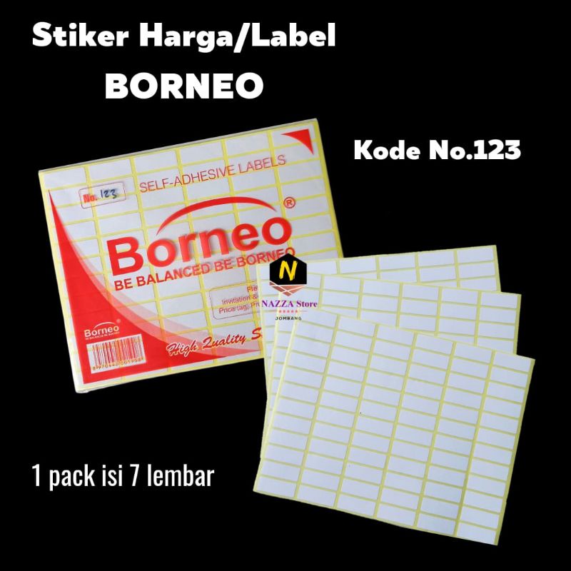 Jual Label harga/stiker harga BORNEO&PHOENIX | Shopee Indonesia